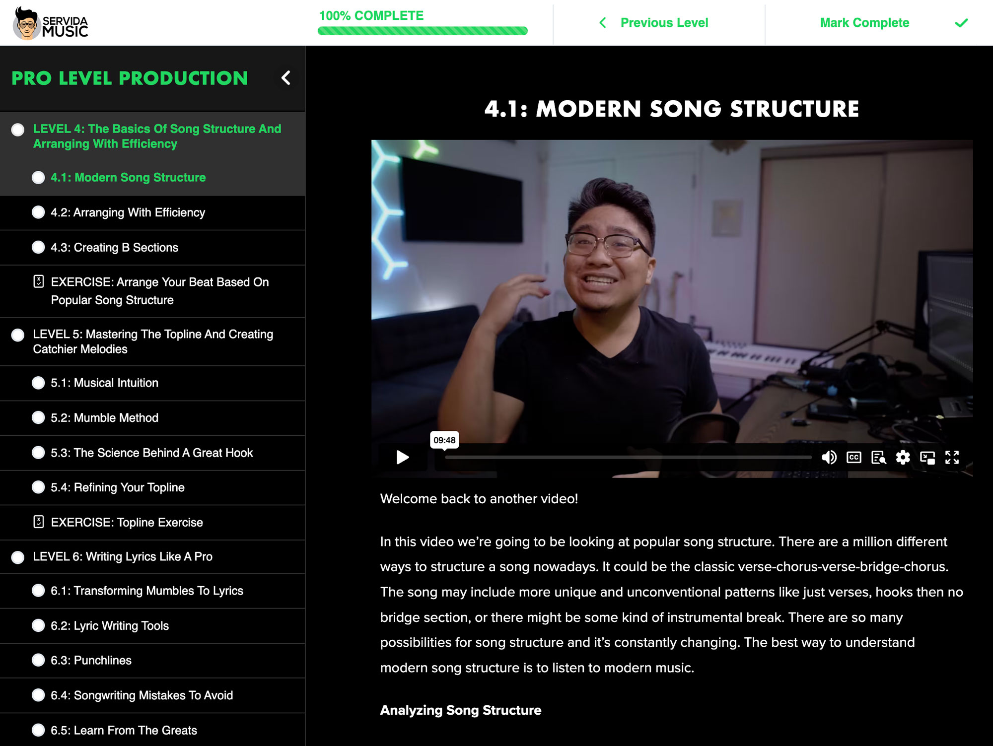 Pro Level Production by Simon Servida